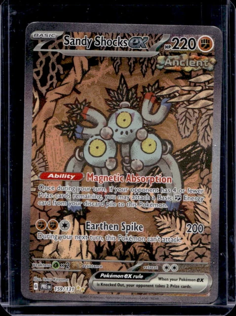 2025 POKEMON SV Prismatic Evolutions PRE EN Sandy Shocks ex #159/131 £ ...