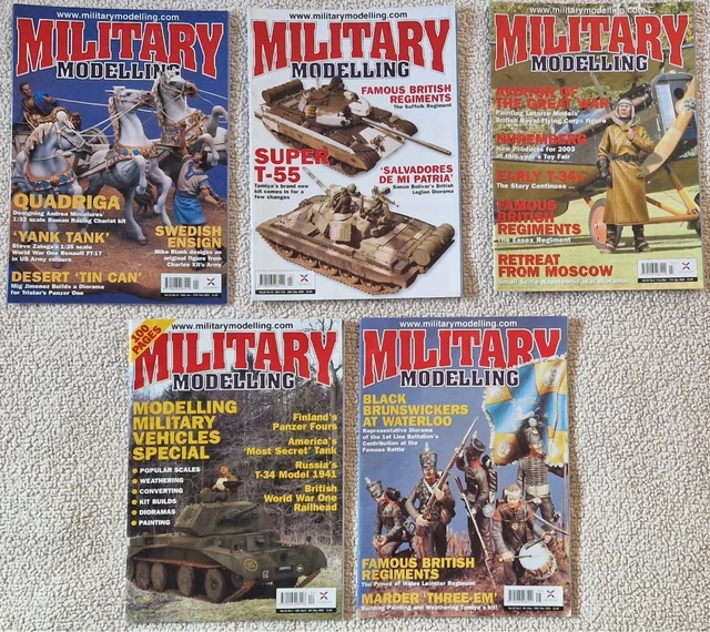 MILITARY MODELLING MAGAZINE - Volume 33 1 to 5 - job lot £5.43 ...