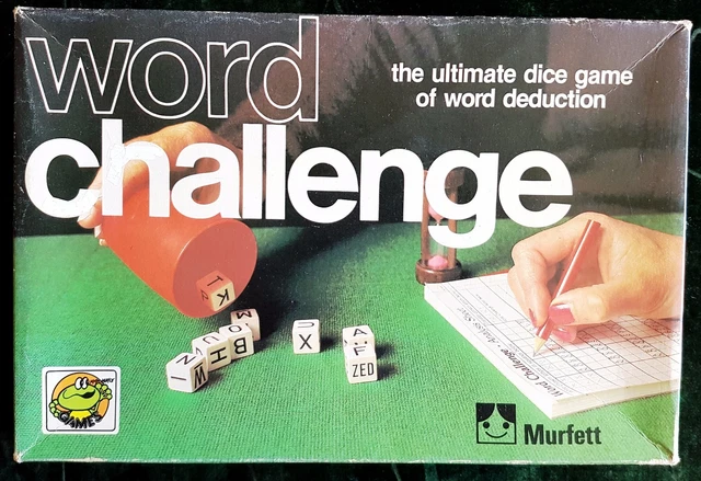 VINTAGE 1983 MURFETT WORD CHALLENGE Ultimate Dice GAME for Family ...