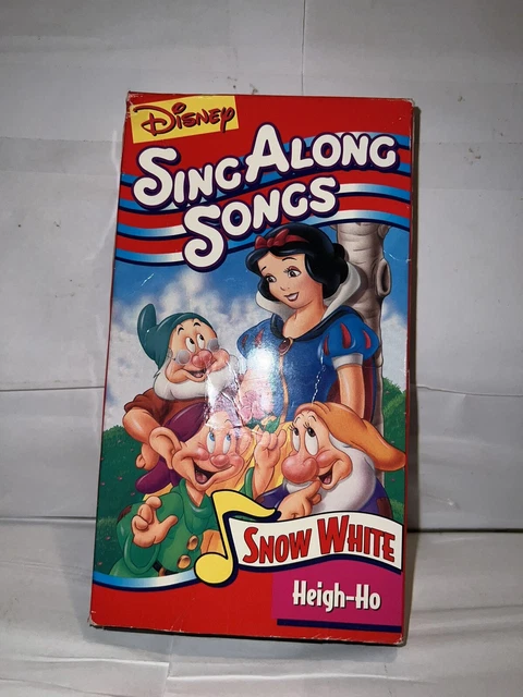 DISNEYS SING ALONG Songs Snow White: Heigh-Ho (VHS 1994) Walt Disney ...