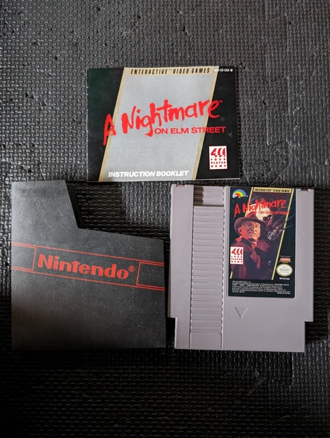 NINTENDO NES A Nightmare on Elm Street Complete in Box, Authentic ...