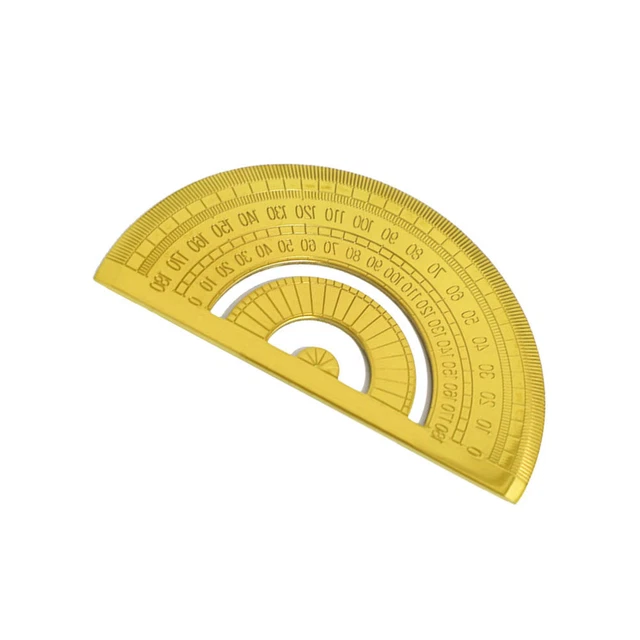 0-180 DEGREE PROTRACTOR Math Ruler Set Math Geometry Tool Set £6.58 ...