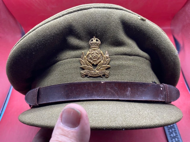 ORIGINAL WW1 / WW2 British Army Intelligence Corps Officer's Badged Cap ...