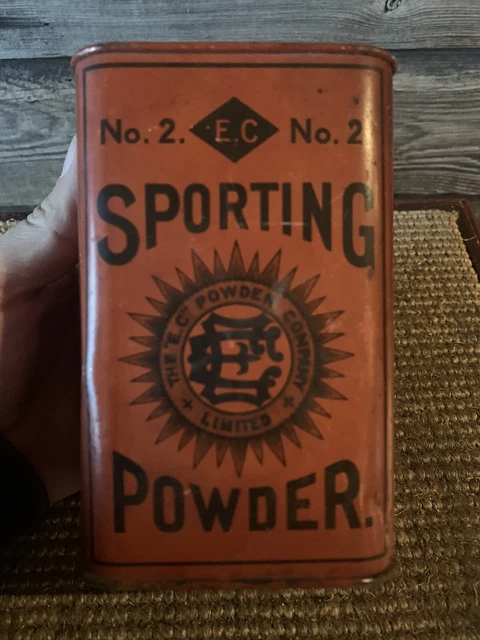 VINTAGE E.C SPORTING Gun Powder Tin $255.00 - PicClick CA