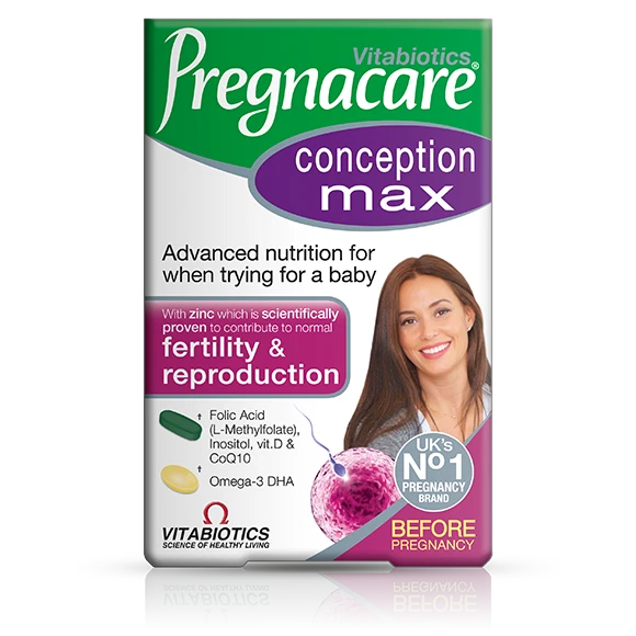 VITABIOTICS PREGNACARE CONCEPTION Max 84 Tablets/Capsule | Fertility ...