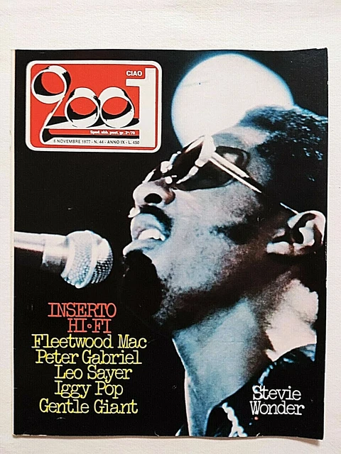HELLO 2001 44-1977 Stevie Wonder-Fleetwood Mac-Peter Gabriel-Leo Sayer ...