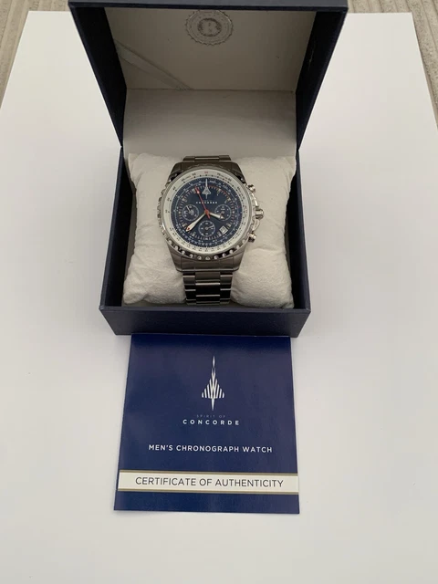 SPIRT OF CONCORDE Original Watch With All Planes Tail Fin Numbers.Rare ...