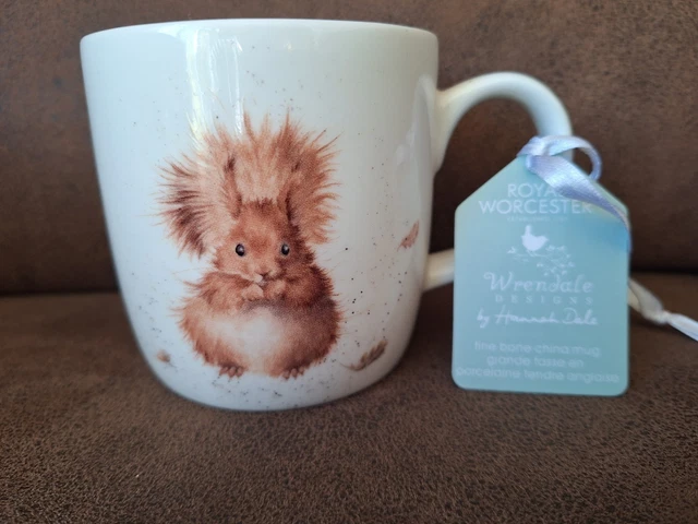 RARE ROYAL WORCESTER Wrendale Designs By Hannah Dale Squirrel Mug New ...