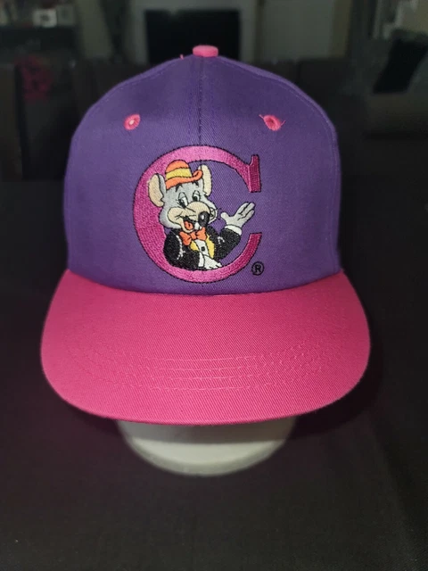 Rare Vintage 1994 Chuck E Cheese Hat Purple New Youthup To 7 38 Size Eur 3467 Picclick Fr