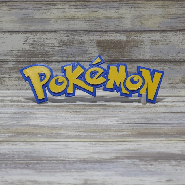 3D PRINTED Pokémon Game Logo Sign Display, Cave, Room, Videogame £15.40 ...