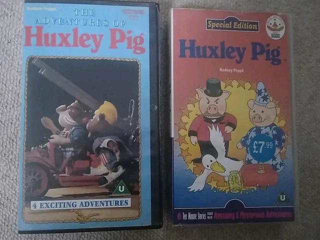 HUXLEY PIG VHS Bundle 1989 And 1991 Videos £5.00 - PicClick UK