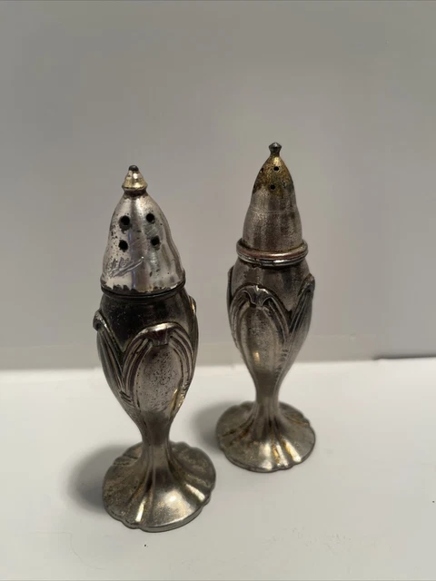 VINTAGE JAPANESE SILVERPLATE Salt and Pepper Shakers (D,E) $24.99 ...