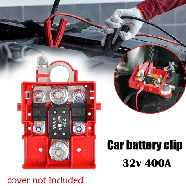 BATTERY CLIP 400A Fuse Plus Connector Battery Distribution Terminal ...