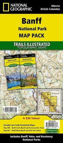 NATIONAL GEOGRAPHIC MAPS Banff National Park [map Pack Bundle] (Map ...