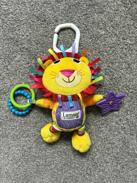 LAMAZE LOGAN THE Lion Plush Sensory Soft Toy Animal £7.58 - PicClick UK