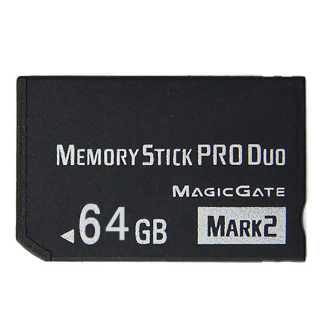 64GB 32GB MEMORY Stick Pro Duo Adapter Card for PSP 2000 3000 Cybershot ...