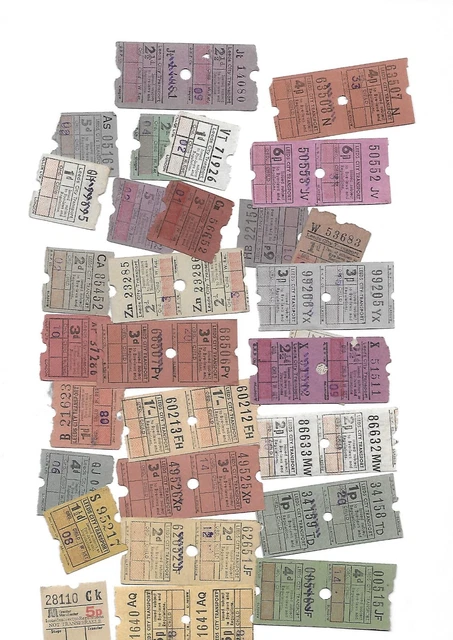 54 VINTAGE LEEDS City Transport used Bus Tickets £31.90 - PicClick UK