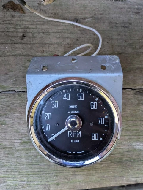 CLASSIC VINTAGE SMITHS Rev Counter - Classic Mini Cooper S, Ford etc £ ...