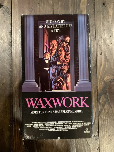 WAXWORK VHS RARE OOP 80s HORROR GREMLINS HOUSE VESTRON SLASHER WEREWOLF ...