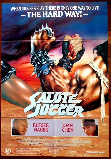 THE SALUTE OF THE JUGGER Original 1989 Australian One Sheet Movie ...