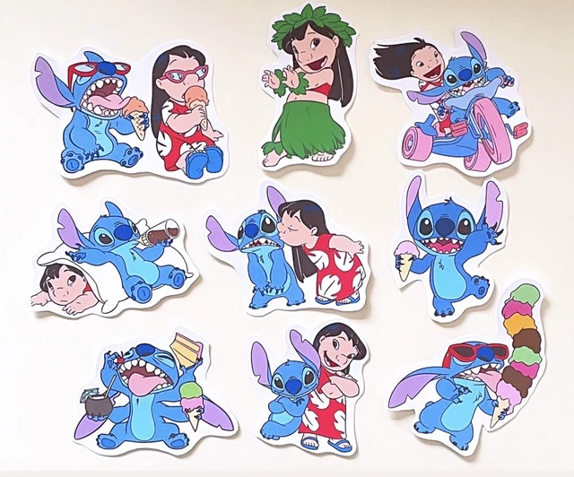 LILO AND STITCH Stickers Cute Disney Stitch And Lilo EUR 4,64 - PicClick FR