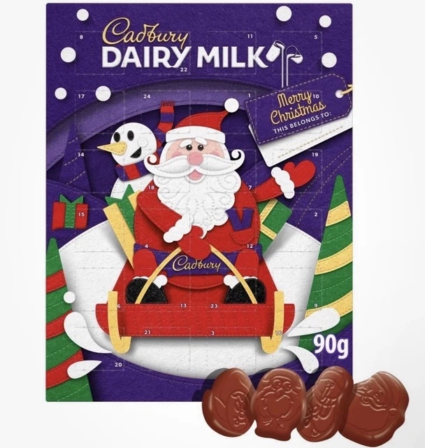 CADBURY DAIRY MILK Advent Calendar 2025 - 24 X Chocolate until ...
