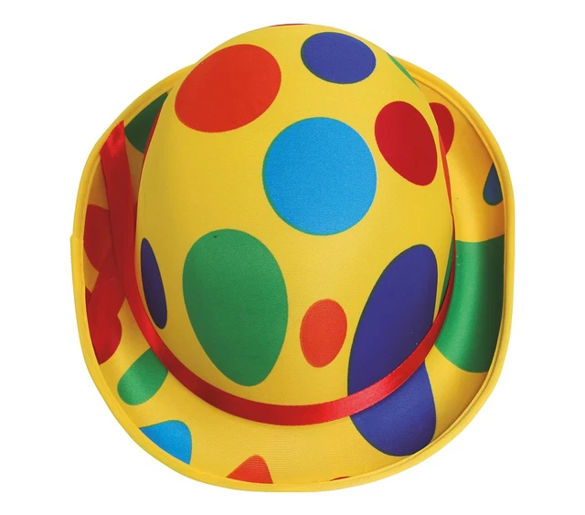 GUIRCA FIESTAS GUI13392 Gepunkteter Satin ClownMelonenHut EUR 33,30 ...