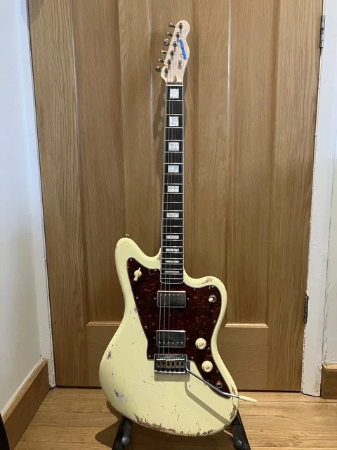 OFFSET JAZZMASTER TELEMASTER. Roadworn Relic Guitar. Modified Revelation RJT60H £225.00 ...