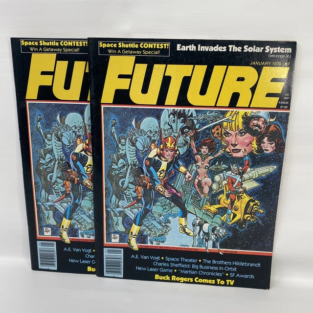 FUTURE LIFE MAGAZINE #7 January 1979 Lot Of 2 Sci-fi Futuristic Space ...