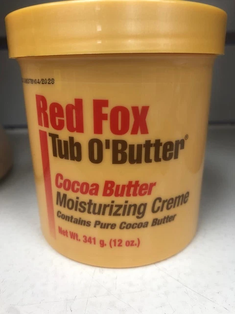 RED FOX TUB O' Butter Cocoa Moisturizing Creme | Contains Pure Cocoa ...