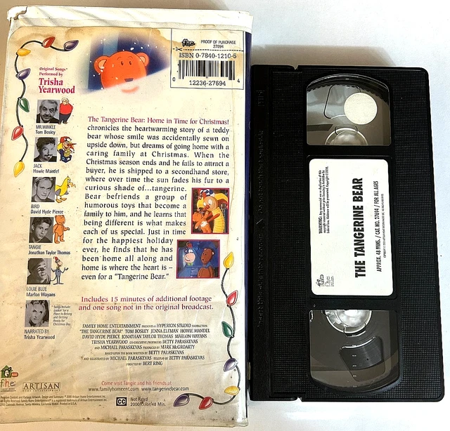 THE TANGERINE BEAR VHS tape-Clam Shell Case/ Ships With Tracking £9.02 ...