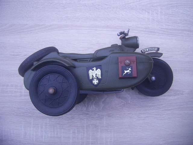 VINTAGE ACTION MAN Motorcycle & Sidecar German Cherilea. £19.99 ...