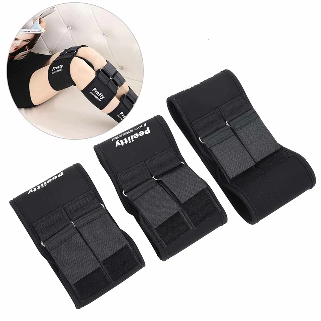 3 BANDS ADJUSTABLE Bow Leg Correction Belt Set O/X Knee Straightening ...