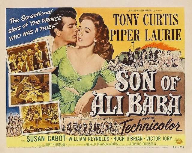 SON OF ALI BABA (1952) Tony Curtis,Piper Laurie - Public Domain DVD NO ...
