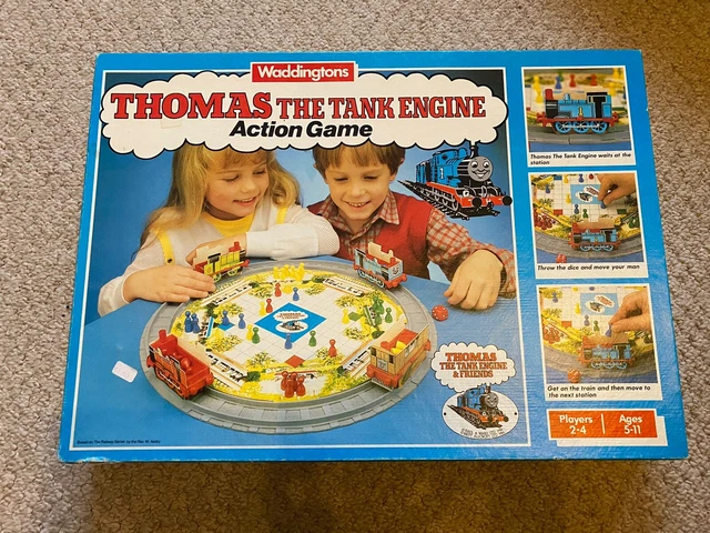 VINTAGE THOMAS THE TANK ENGINE ACTION GAME - WADDINGTONS (100% COMPLETE ...