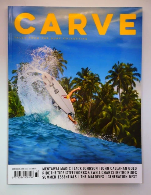 CARVE MAGAZINE DE Surf #232 2026 Mentawai Magic Jack Johnson Retro ...
