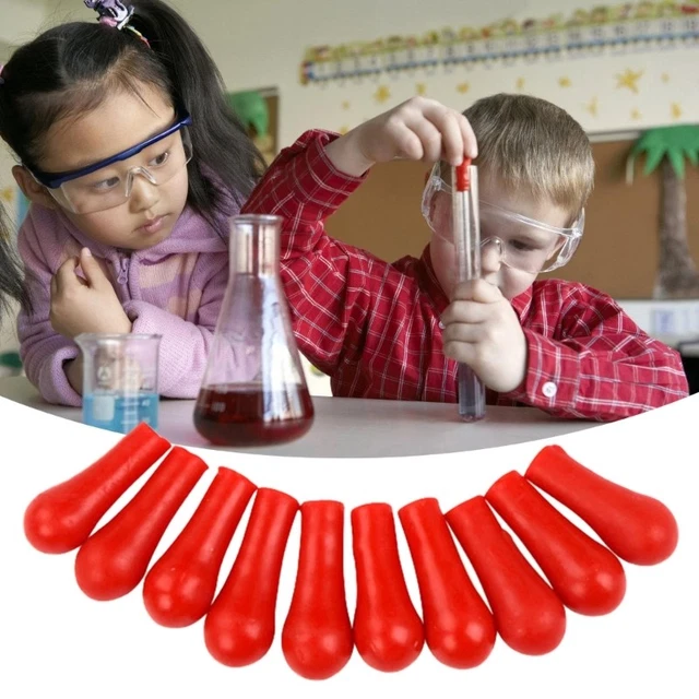 RUBBER DROPPER BULB Caps for Pipettes Glass Dropper Measuring Tube ...