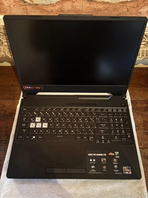 LAPTOP ASUS TUF Gaming A15 arabic qwerty keyboard and English power ...