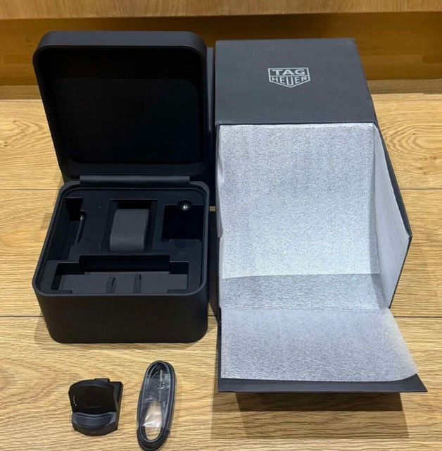 GENUINE TAG HEUER Connected E4 45mm SBR8A Smartwatch Box Case + Charger ...