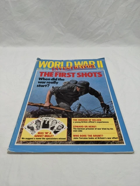WORLD WAR II Investigator Magazine The First Shots April 1988 £15.74 ...