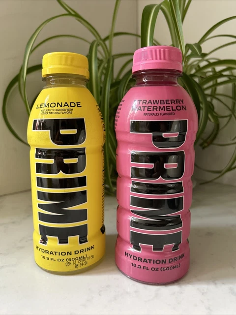 PRIME HYDRATION DRINK LEMONADE And STRAWBERRY WATERMELON 500ml bottle £ ...