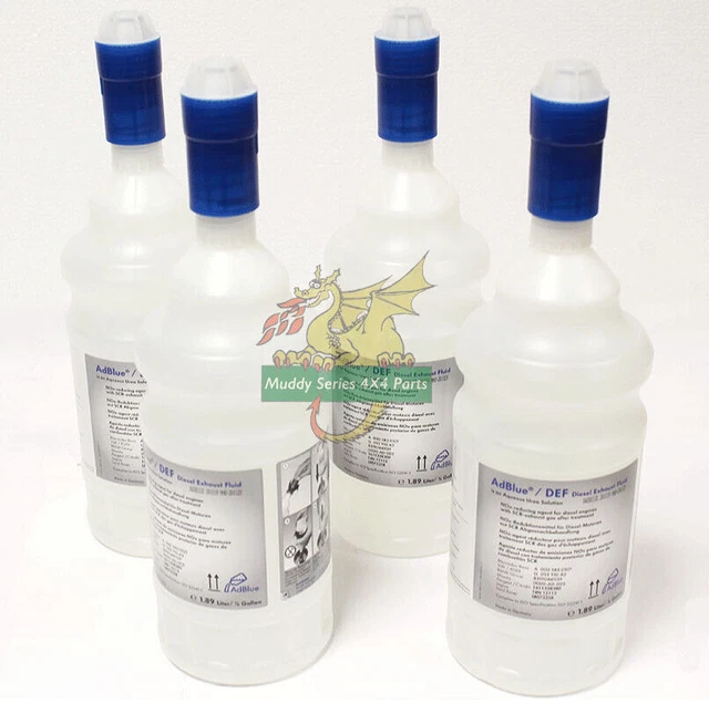 JAGUAR LAND ROVER Adblue Diesel Exhaust Fluid 4 x 1.89ltr Bottles OEM ...