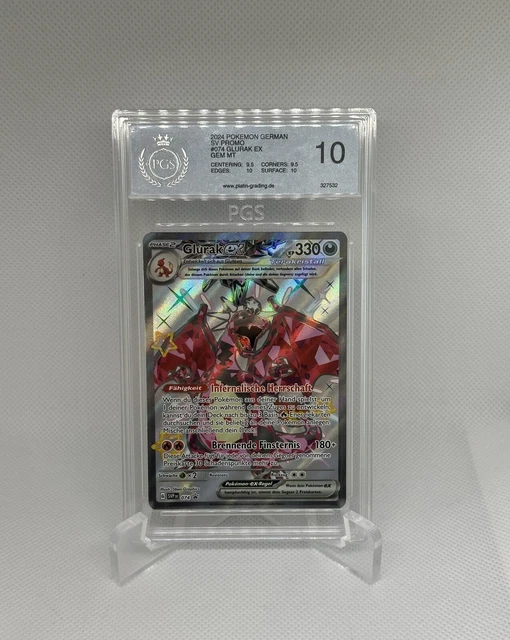 POKÉMON GLURAK EX PGS 10 GEM MT Charizard brillant allemand PSA BGS CGC EUR 6,50 - PicClick FR
