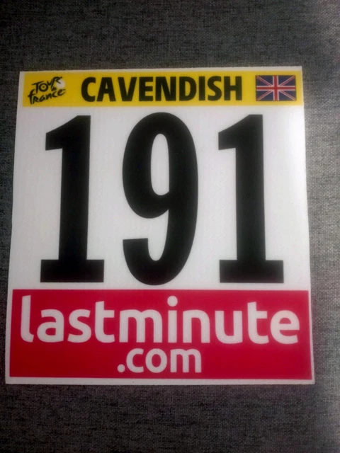 COPIE DOSSARD TOUR de france 2024 Marc Cavendish bib number cyclisme ...