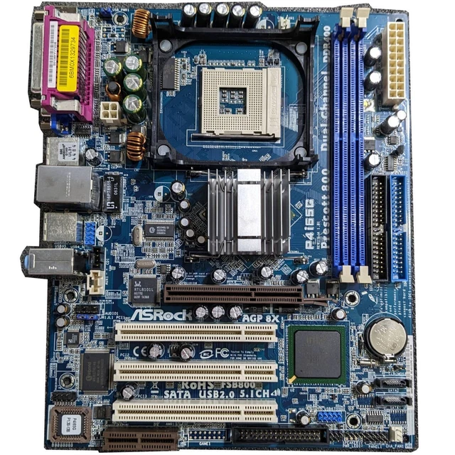 ASROCK P4I65G SOCKET 478 Motherboard Tested Working Used with New ...