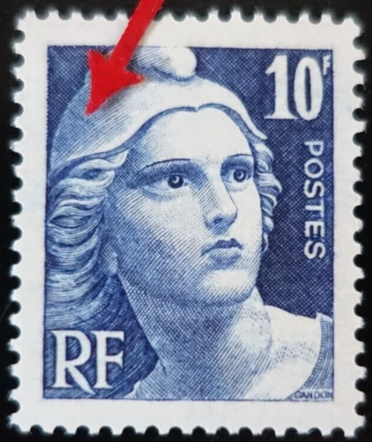 AUSWAHL AUF BRIEFMARKE De La Marianne De Gandon Nr. 726 neuer Stempel ...