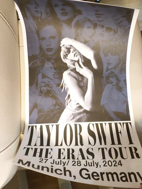TAYLOR SWIFT THE Eras Tour 2024 Poster Munich, München Konzertposter ...