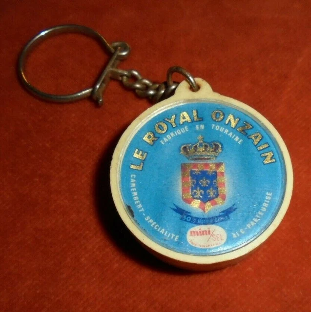 PORTE-CLÉS KEY VINTAGE Ring Camembert ROYAL ONZAIN Touraine 41 Blason ...