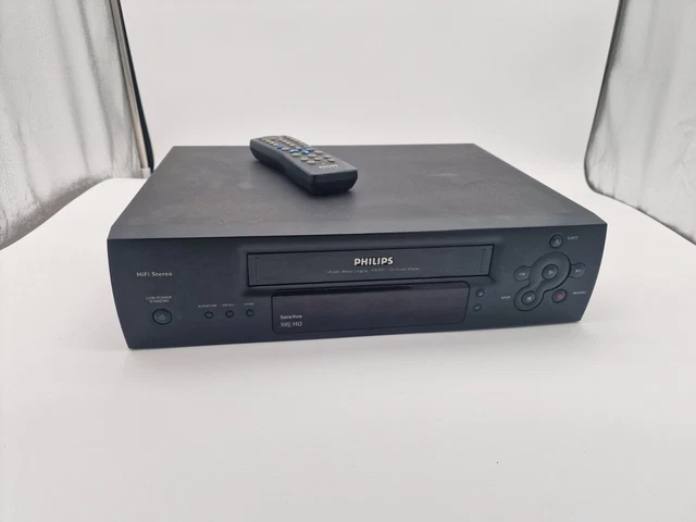 PHILIPS VR665 HIFI Stereo VHS Videorecorder + Fernbedienung HQ Longplay Hi-4238 EUR 69,99 ...