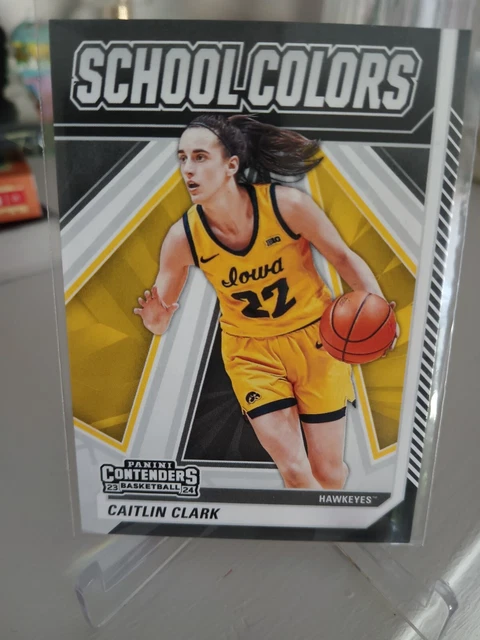 2024 PANINI CAITLIN Clark Collection - School Colors #SC3 Caitlin Clark ...